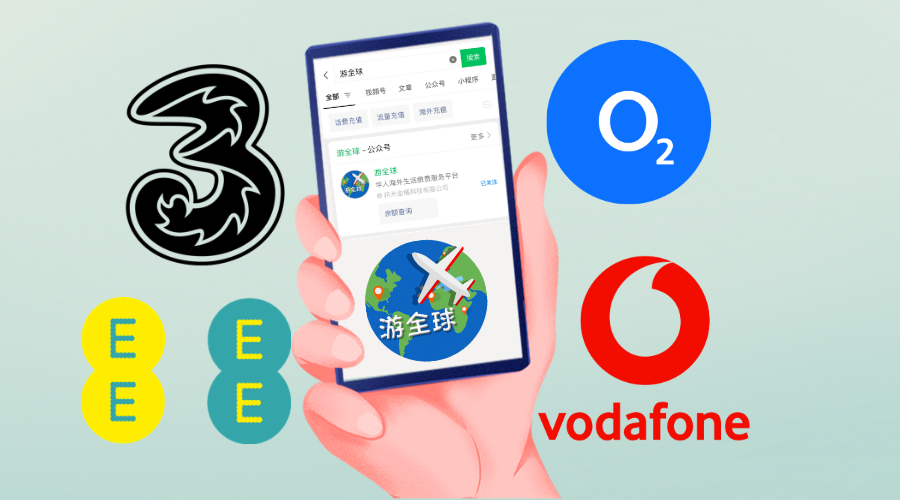 英国O2、Vodafone、EE、Three卡话费流量充值查询常见问题解答 - 游全球